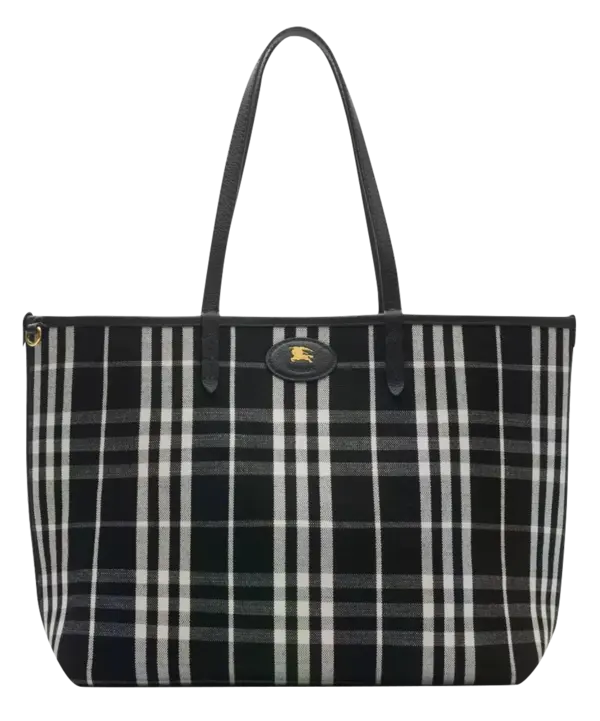 Burberry Bloomsbury Reversible Check Tote