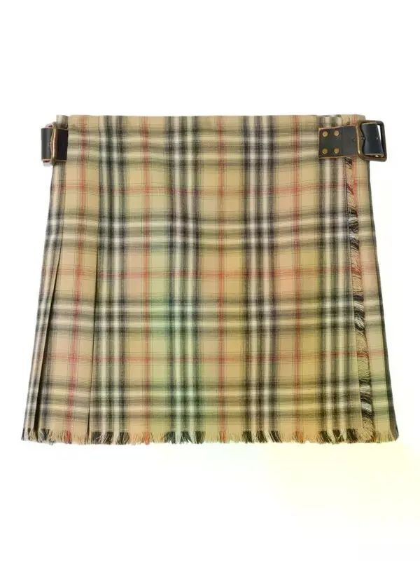Burberry Check Mini Skirt