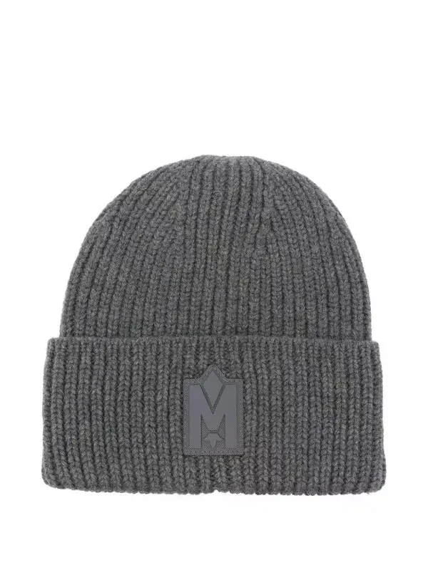 Mackage Logo-patch Beanie - Grey