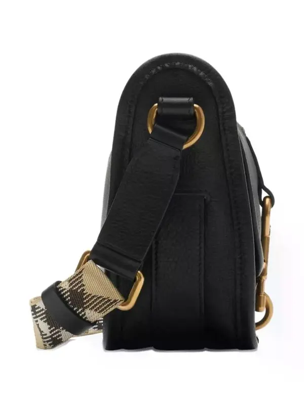 Burberry B-buckle Saddle Crossbody Bag - Black