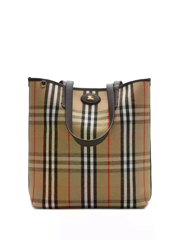 Burberry Logo-plaque Tote Bag - Brown