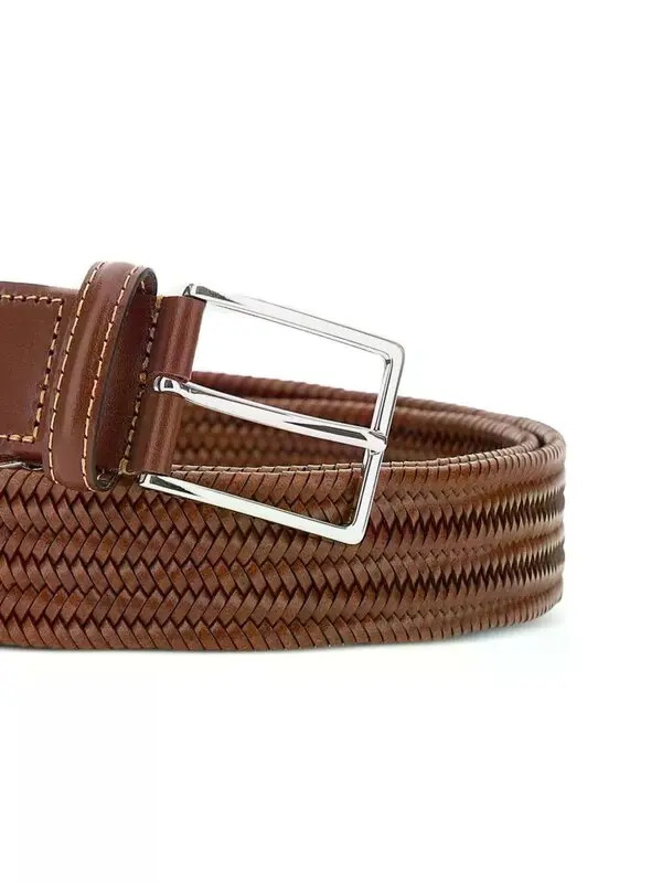ATHISON Woven Pin-buckle Belt