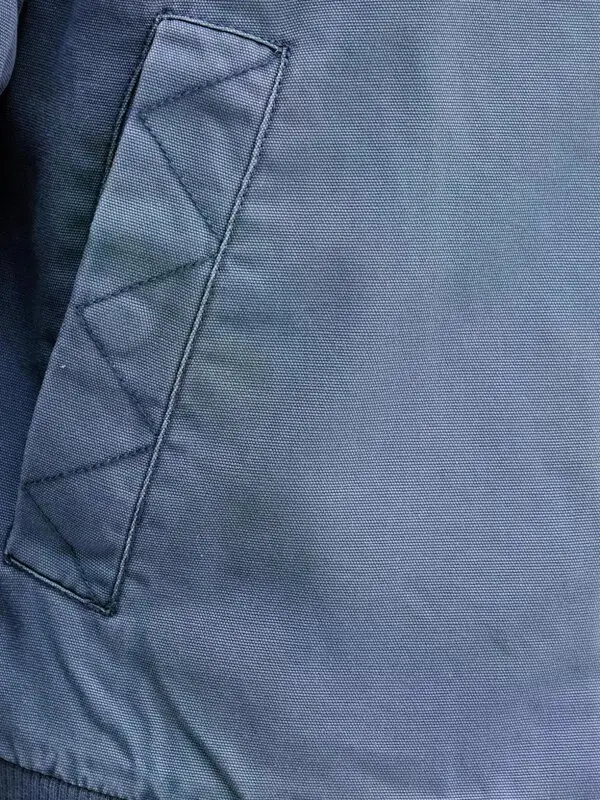 BENETTON Cotton Jacket With Corduroy Collar - Blue