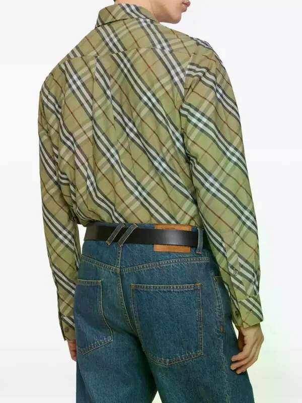 Burberry Check-cotton Shirt
