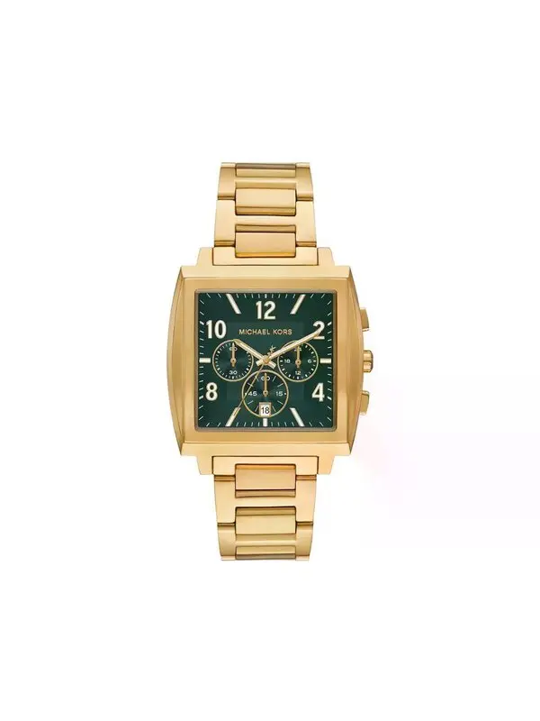 Michael Kors 43mm Square Chronograph Watch - Green