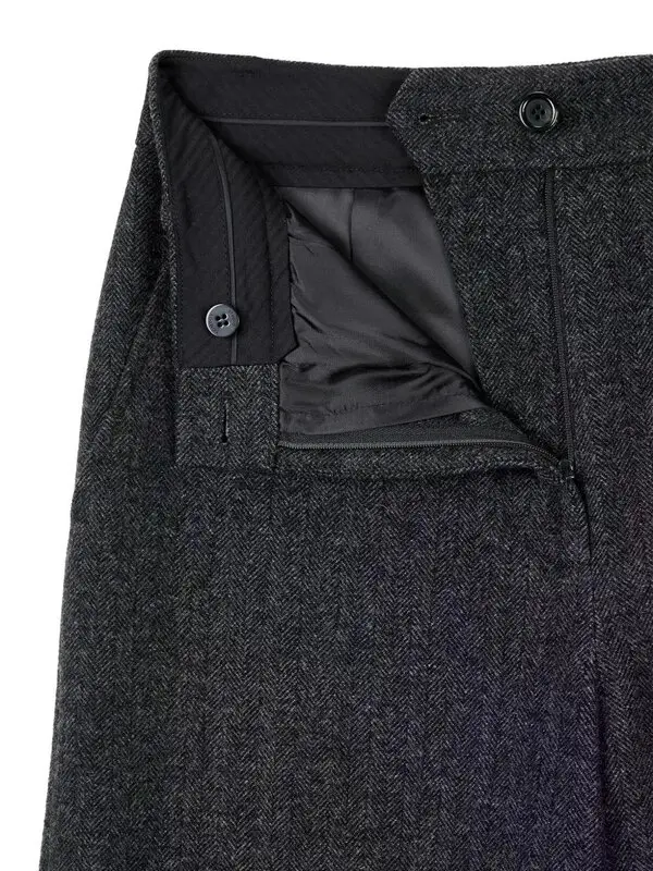 STUDIO TOMBOY Herringbone Twill Trousers - Grey