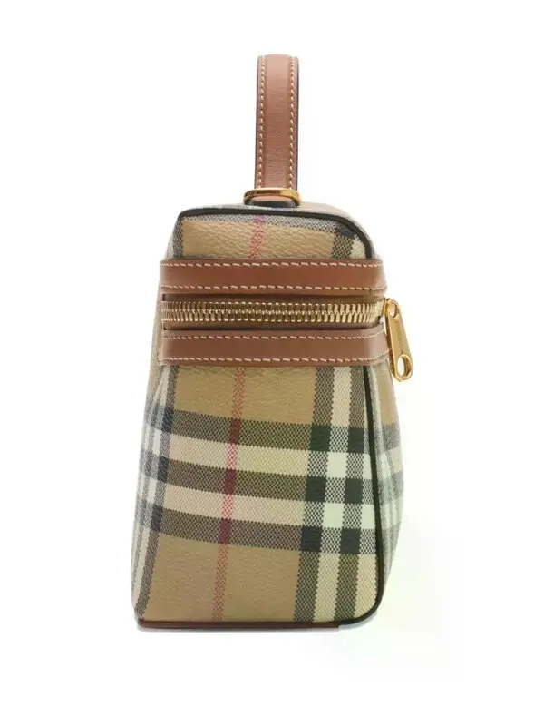 Burberry Check Vanity Bag - Neutrals