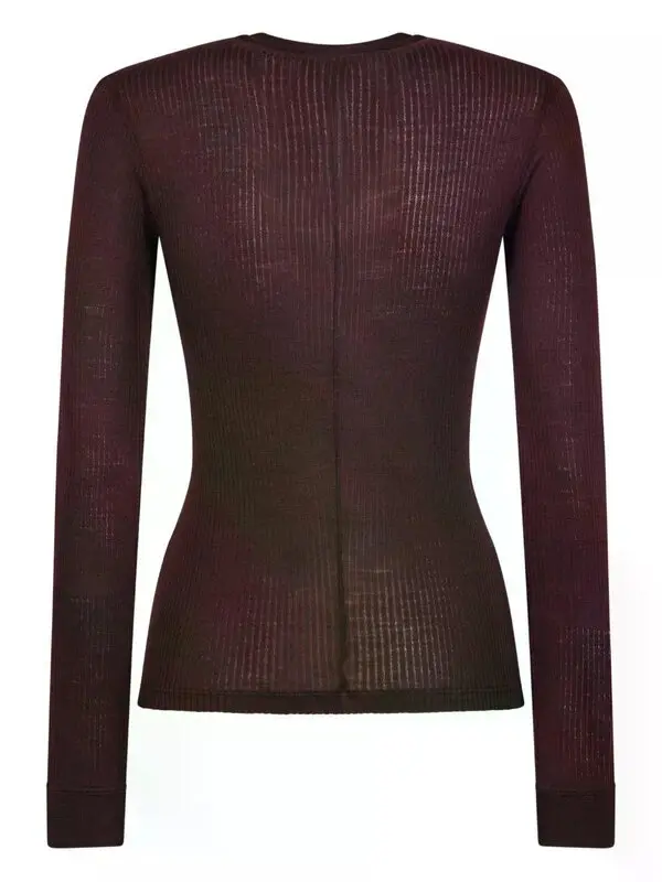 FORTE_FORTE Ribbed Knit Top