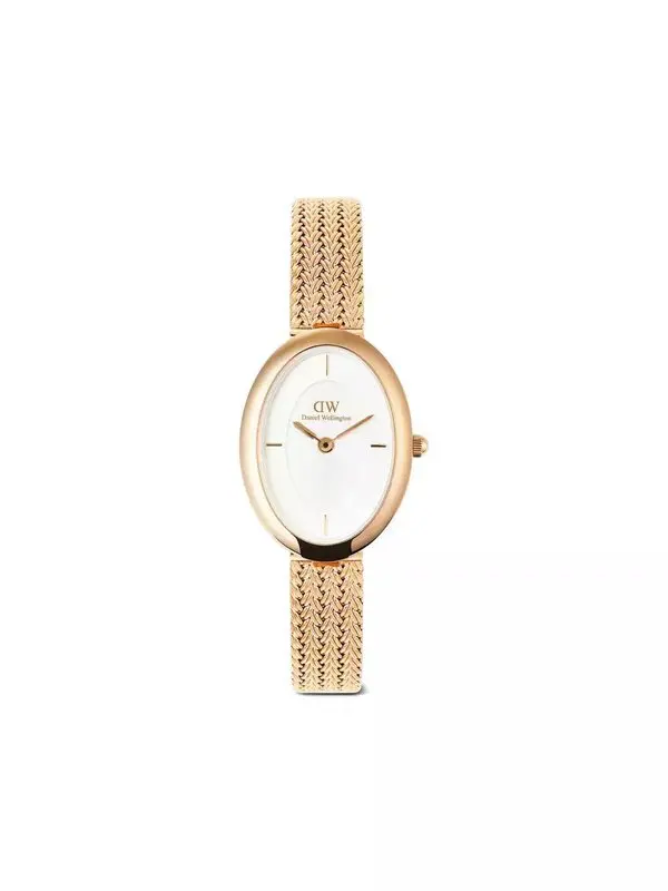 DANIEL WELLINGTON 20mm Watch With Mesh Bracelet - White
