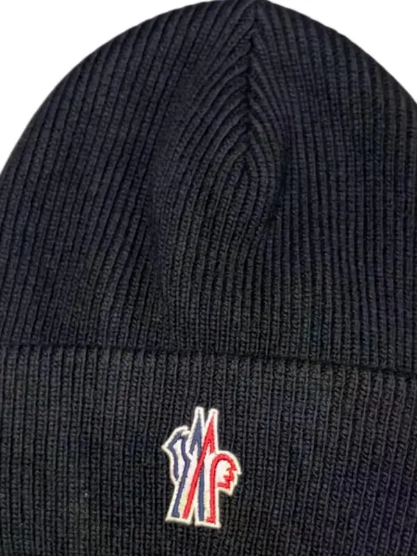 Moncler Embroidered Logo Beanie