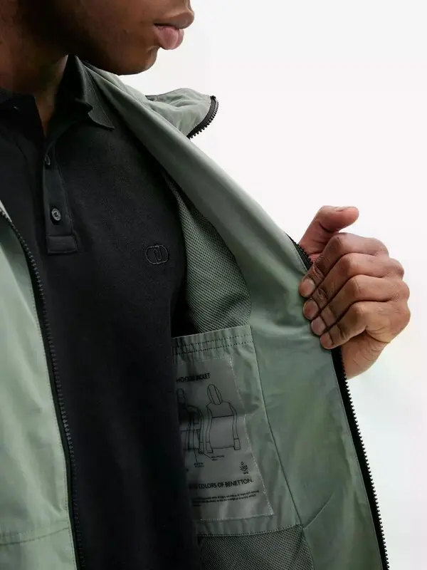 Benetton Hooded Windbreaker Jacket