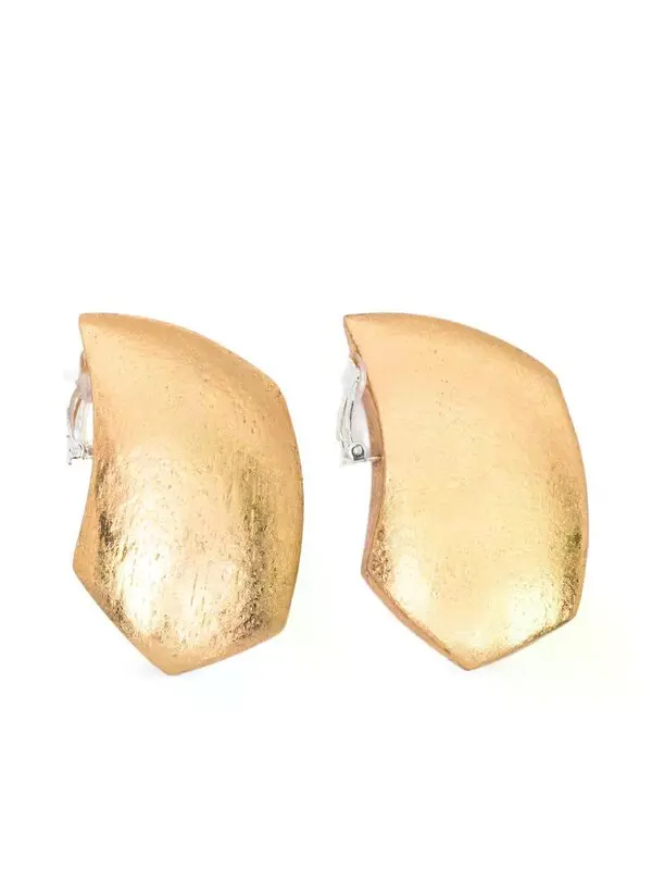 MONIES Geometric Clip-on Earrings - Gold