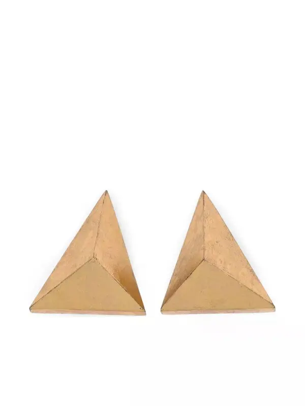 MONIES Triangle Clip-on Earrings - Gold