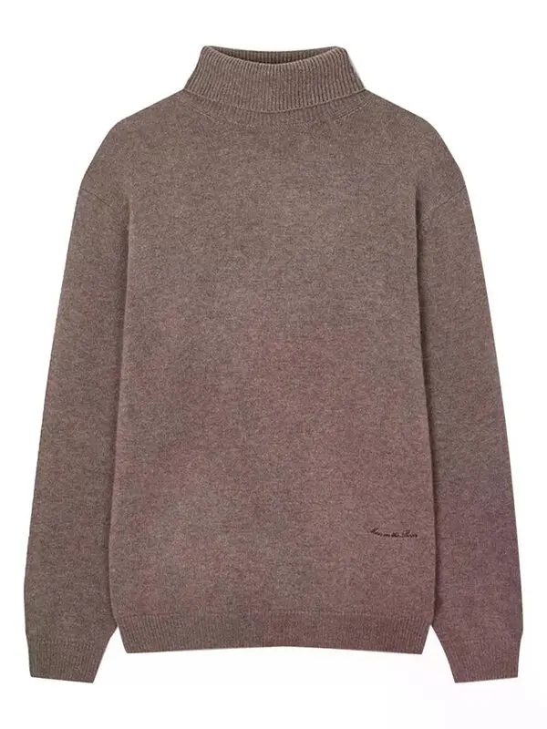 MAN ON THE BOON. Turtleneck Sweater - Brown