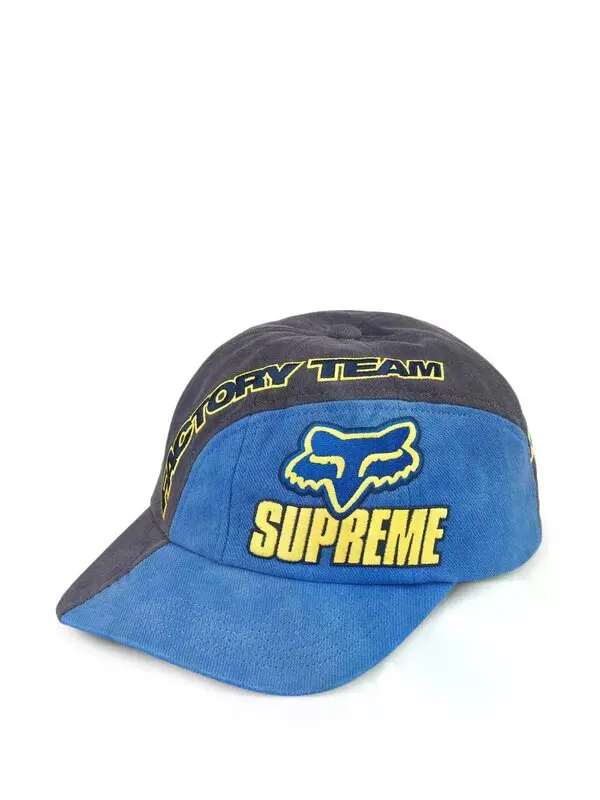 Supreme X Fox Racing® Logo-embroidered Cap - Blue