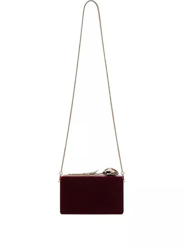 Erdem Bloom Minaudière Mini Bag - Red