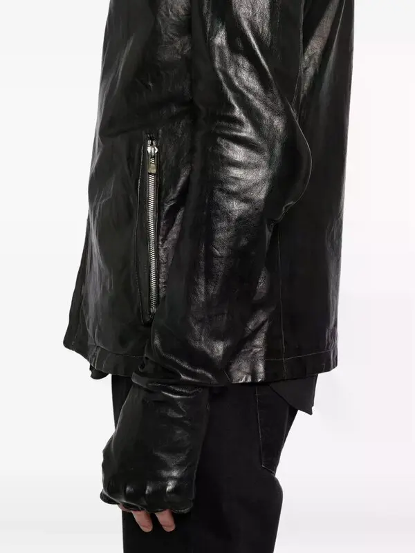 CAROL CHRISTIAN POELL Arthrosic Leather Jacket - Black | Editorialist