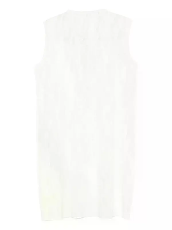 Issey Miyake Sleeveless Midi Dress - White