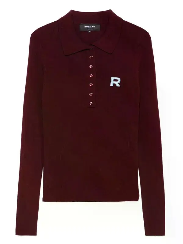 Rochas Logo-patch Polo Top