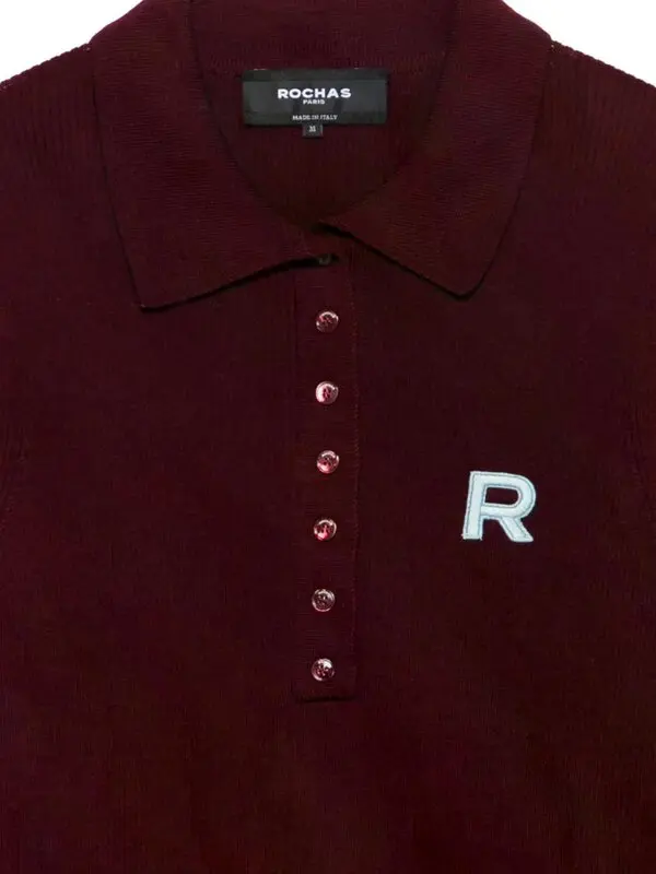 Rochas Logo-patch Polo Top