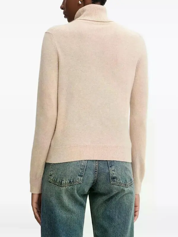 BENETTON Beige Roll Neck Long Sleeve Sweater