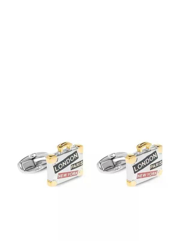 Paul Smith Suitcase Cufflinks - Silver