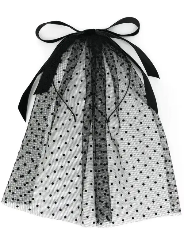 JENNIFER BEHR Gracen Hair Voilette - Black