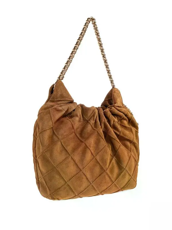Tory Burch Quilted Tote Bag With Chain Strap