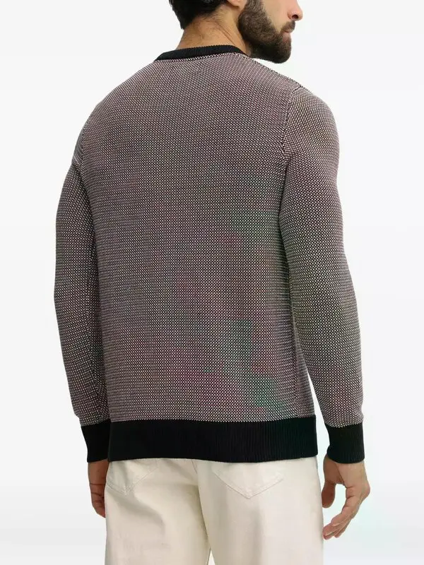 Barbour Patterned Crew-neck Sweater - Blue