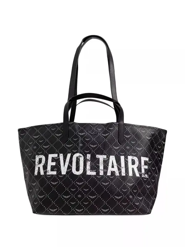 Zadig&Voltaire Logo Print Tote Bag - Black