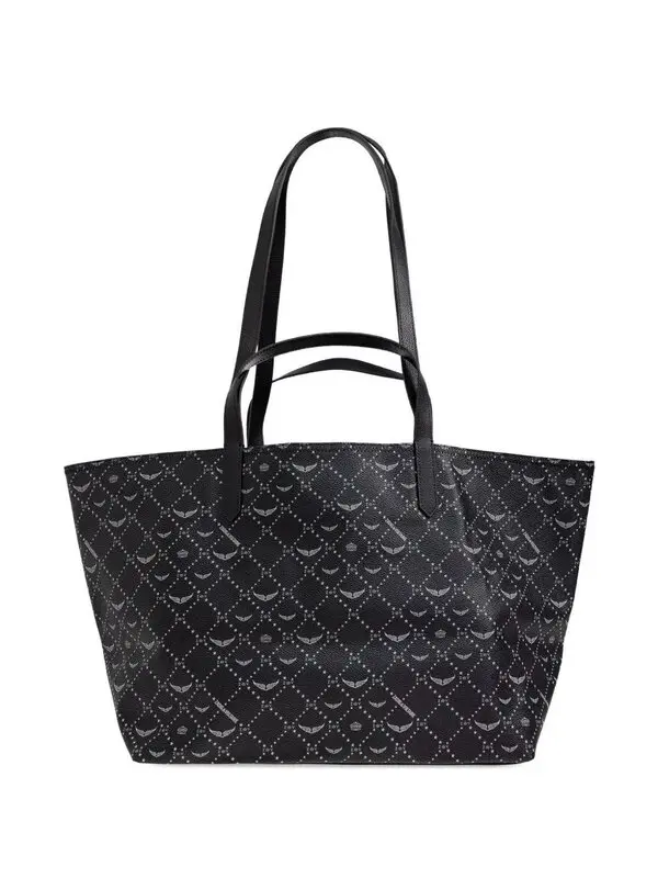 Zadig&Voltaire Logo Print Tote Bag - Black