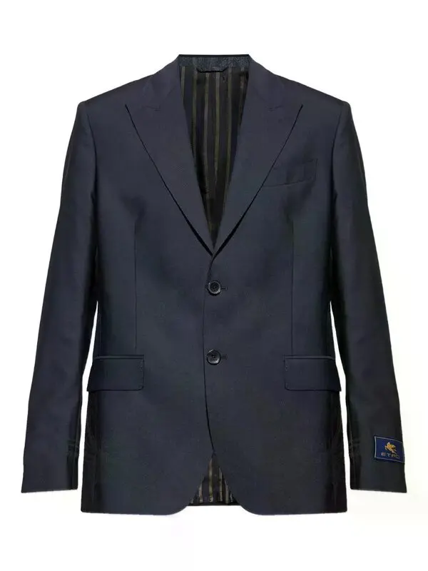 Etro Single-breasted Wool Blazer