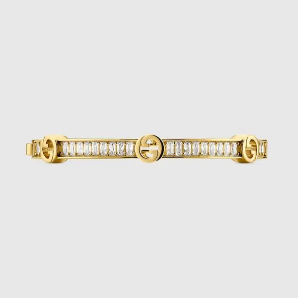 Gucci Blondie Crystal Bangle Bracelet