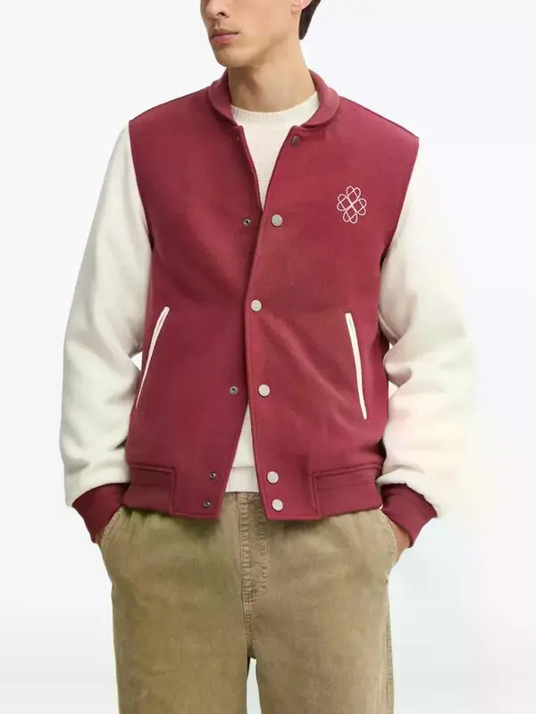 BENETTON Embroidered Buttoned Jacket