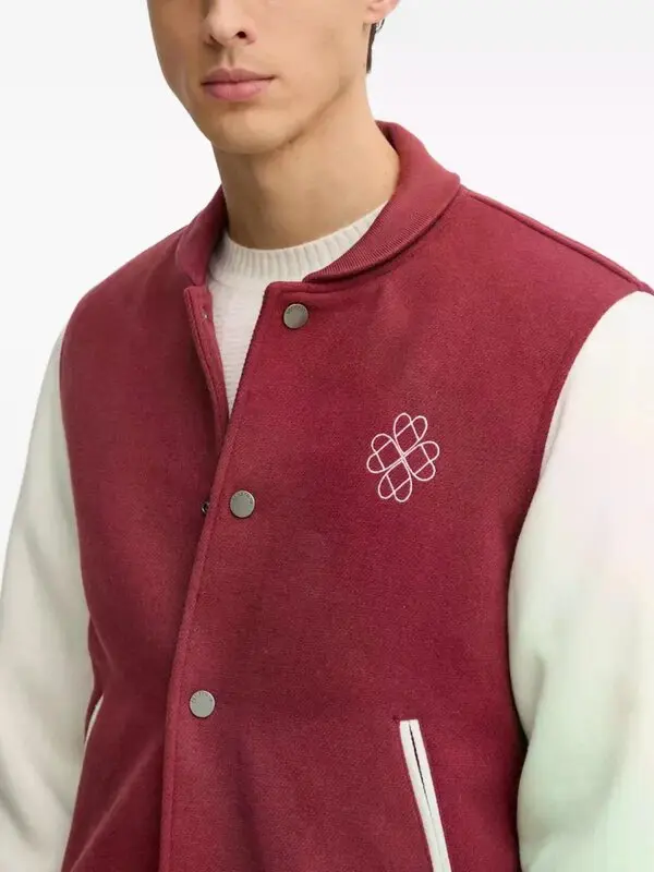 BENETTON Embroidered Buttoned Jacket