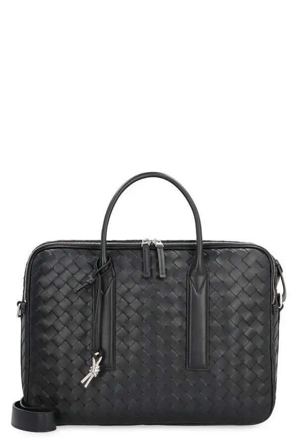Bottega Veneta Large Briefcase - Black