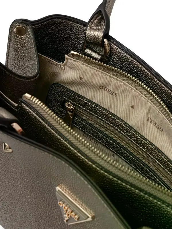 Guess Meridian Triangle-logo Tote Bag