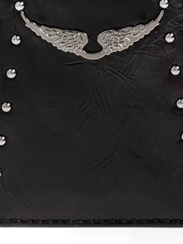 Zadig&Voltaire Studded Wings-detail Leather Wallet