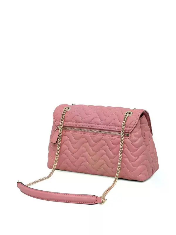 Guess Quilted Cross Body Bag With Chain Strap