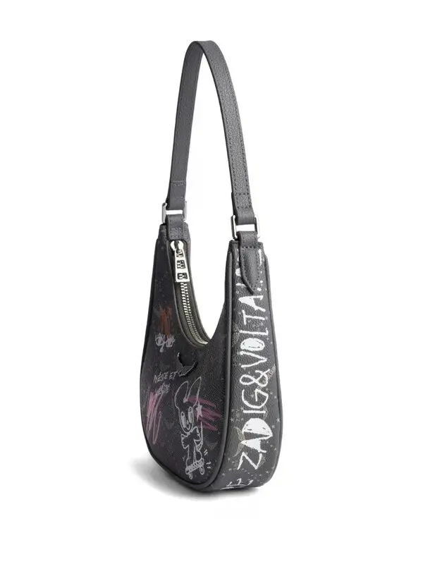 Zadig&Voltaire X Humberto Cruz Monogram Evening Bag - Grey