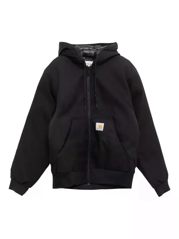 Carhartt Work In Progress Hooded Zip Sweatshirt - Black