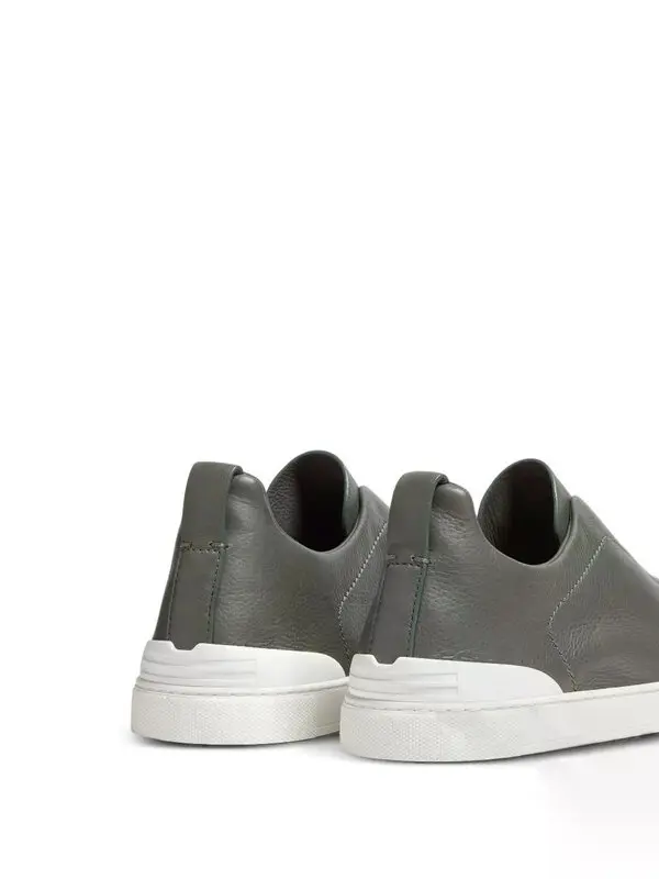 Zegna Triple Stitch Slip-on Sneakers