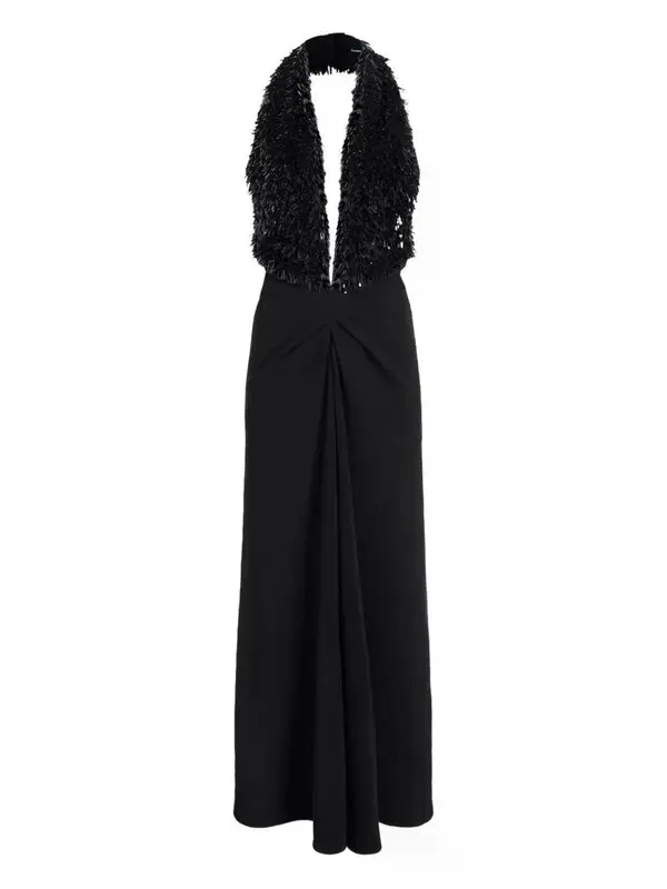 Proenza Schouler Fringed Twisted-detail Dress