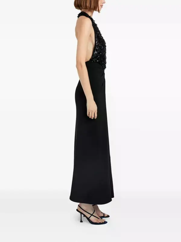 Proenza Schouler Fringed Twisted-detail Dress