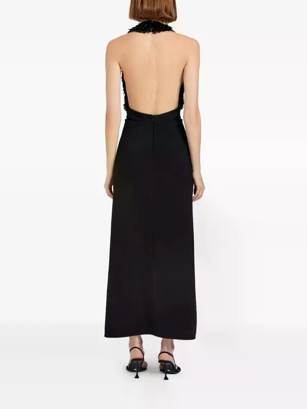 Proenza Schouler Fringed Twisted-detail Dress