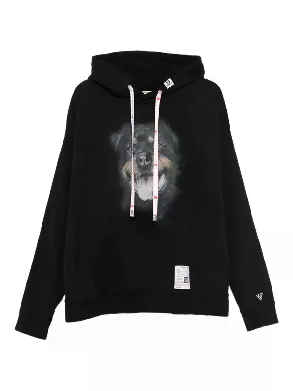 Mihara Yasuhiro Dog-print Hoodie
