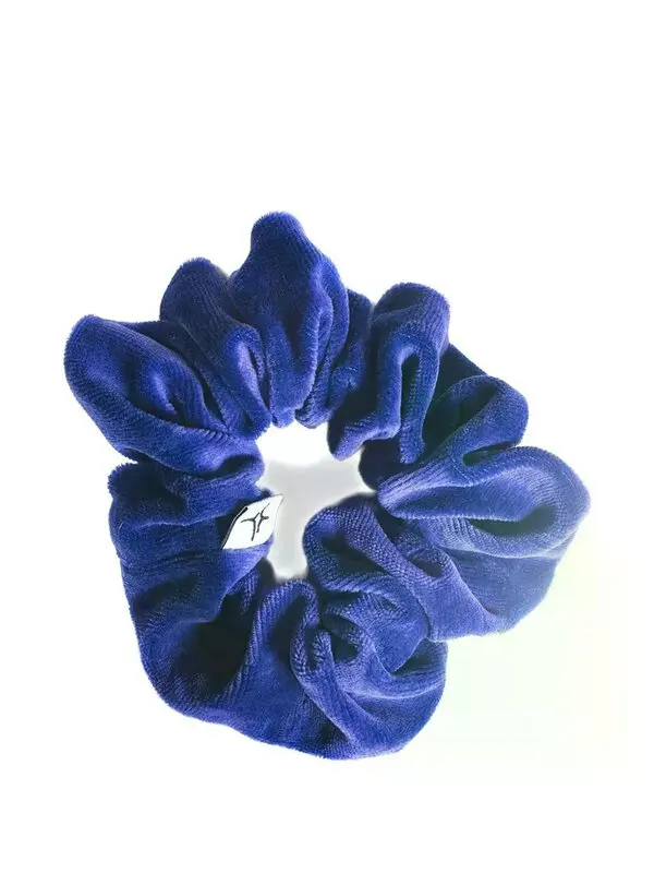 SPARK LE MONDE Rita Velvet-effect Scrunchie - Purple