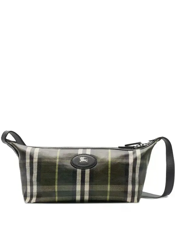 Burberry Logo-patch Shoulder Bag - Green