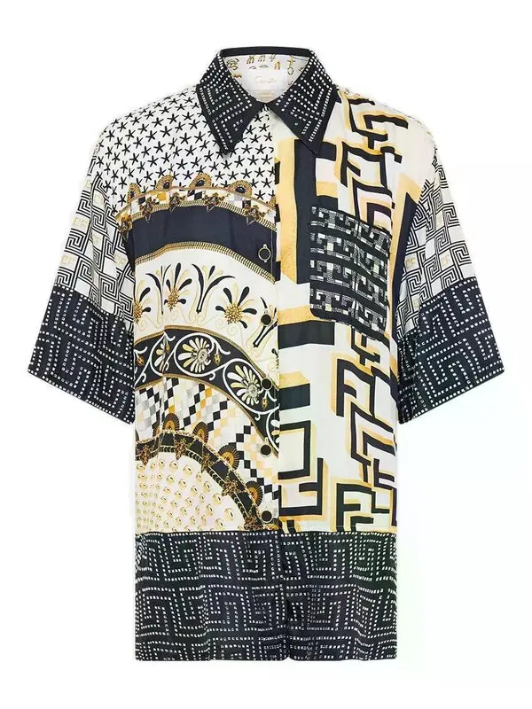 Camilla Temples Of Dendara Shirt - Black