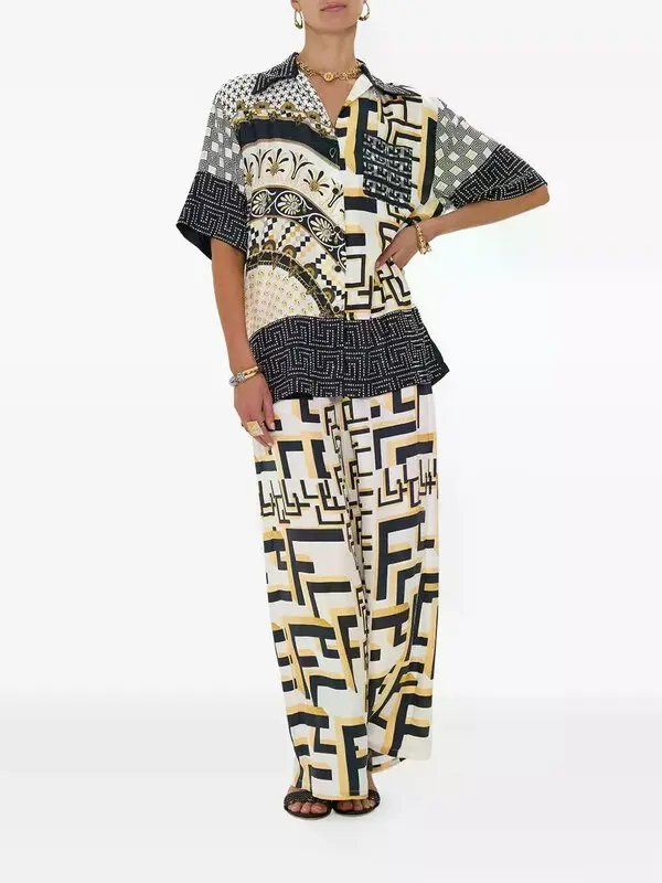 Camilla Temples Of Dendara Shirt - Black